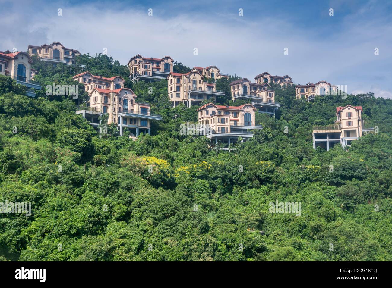 European style Villas on the mountain of Overseas Chinese Town East ...