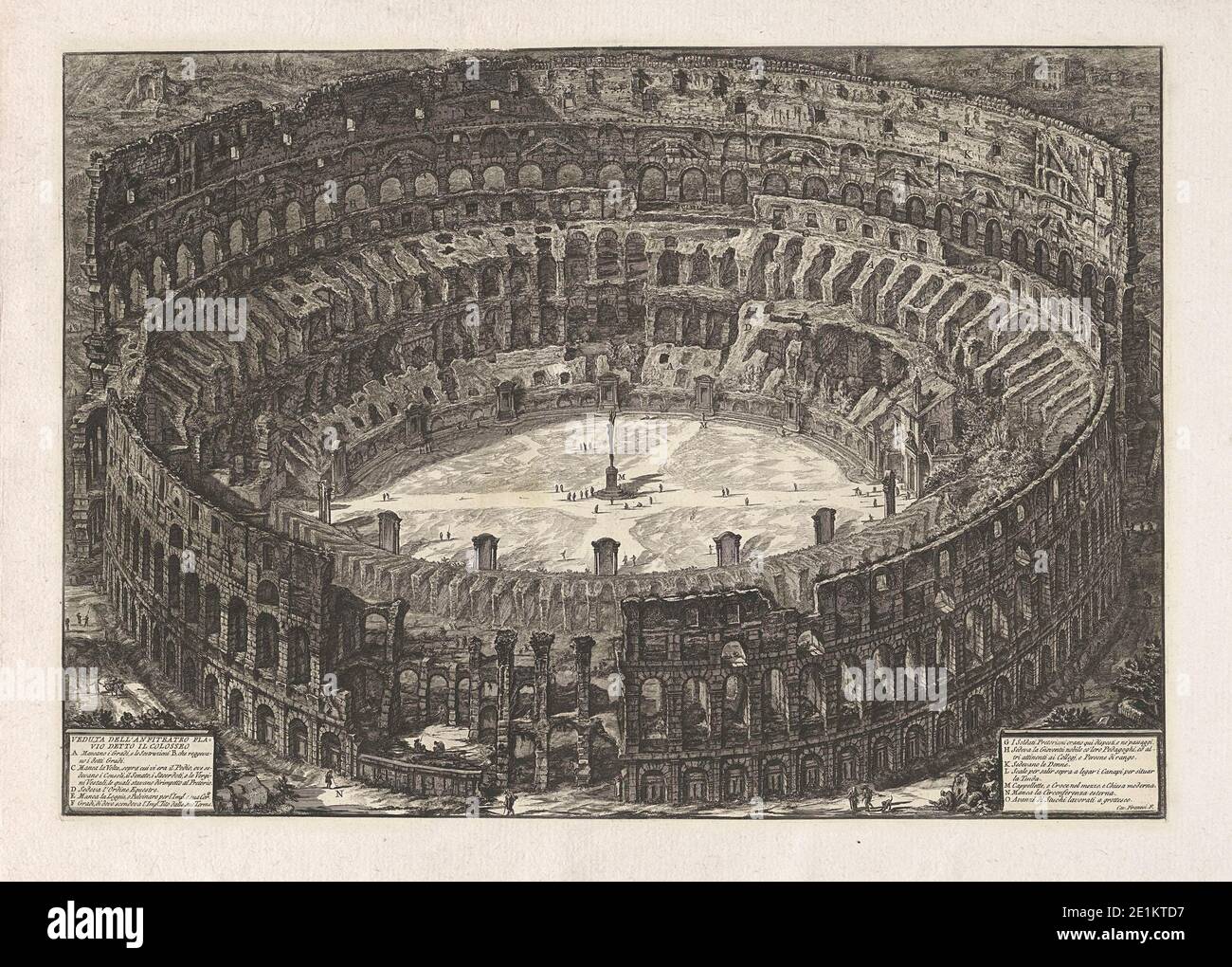Colloseum engraving hi-res stock photography and images - Alamy