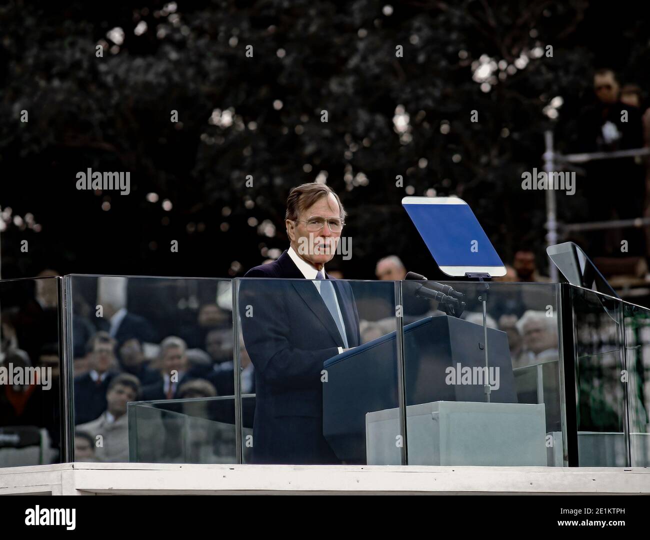 Washington DC, USA, January 20, 1989Newly sworn in as the 41st ...