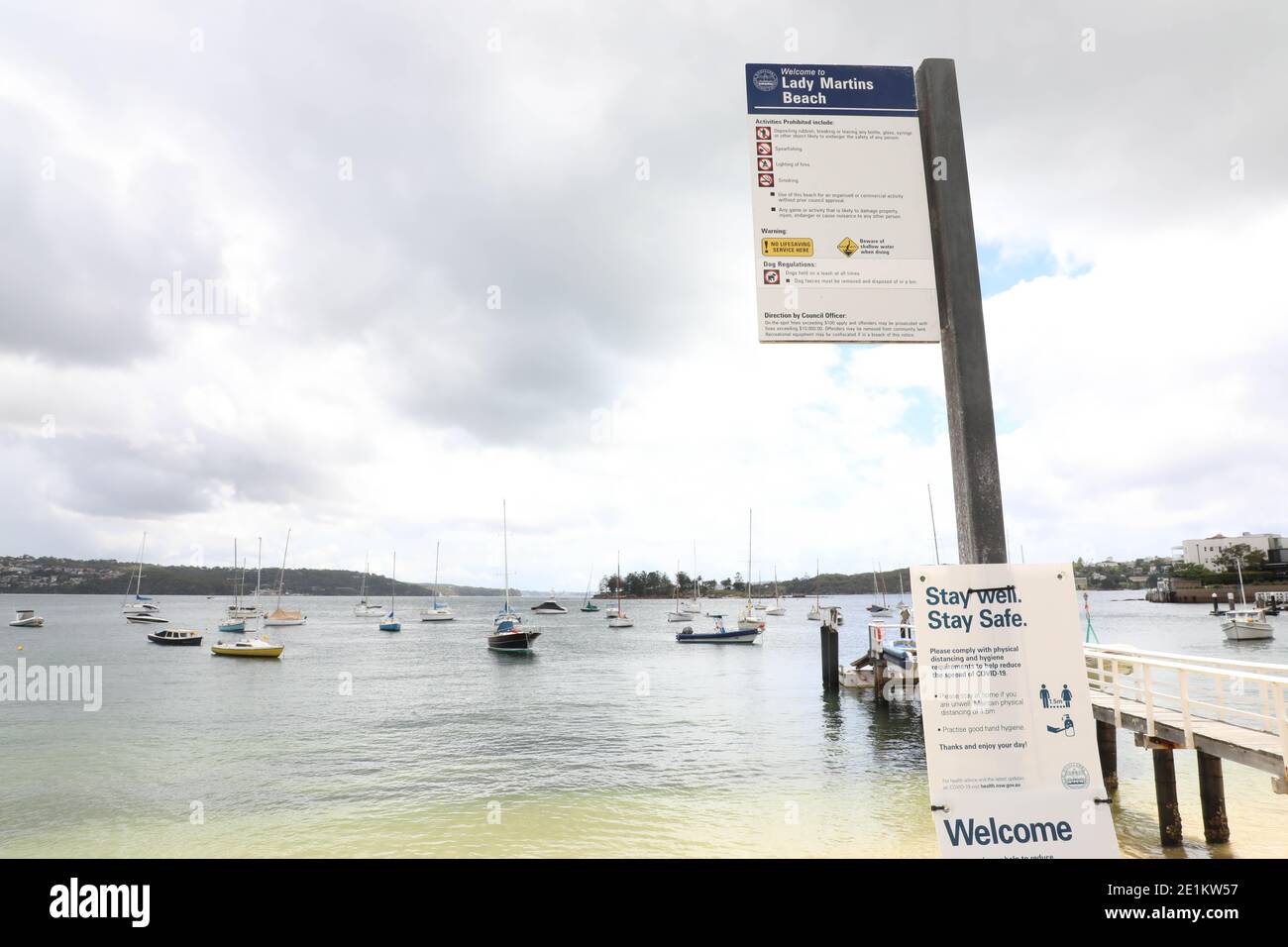 Lady Martins Beach (previously known as Woollahra Beach and Milky Beach ...