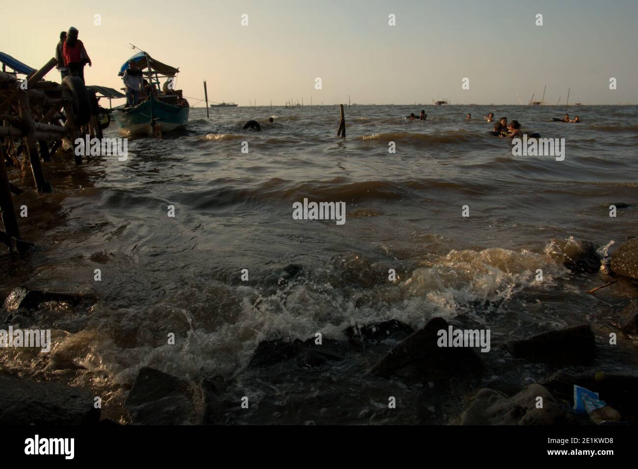 A recreational beach managed by coastal community in the fishing ...