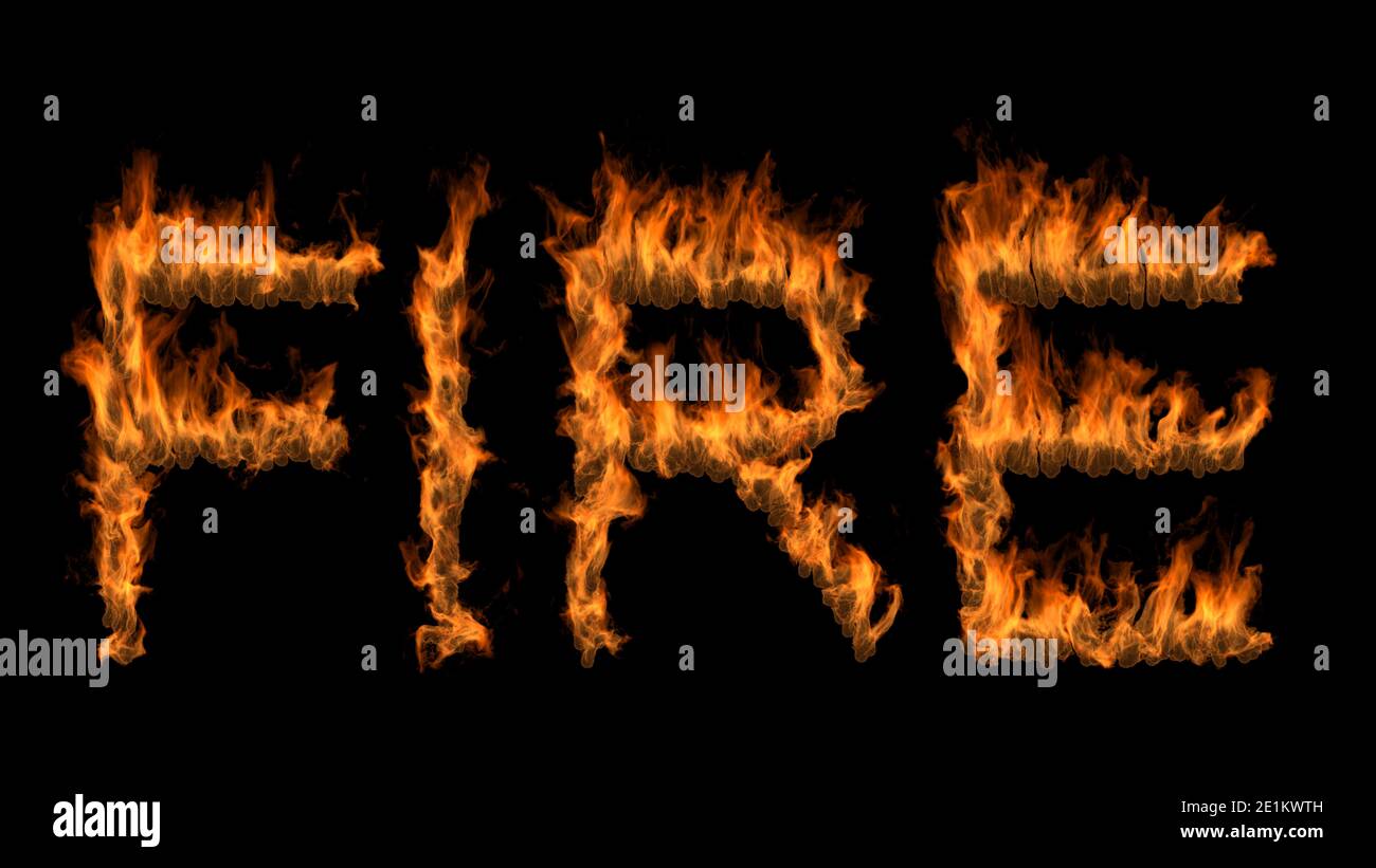 Flaming alphabet hi-res stock photography and images - Alamy