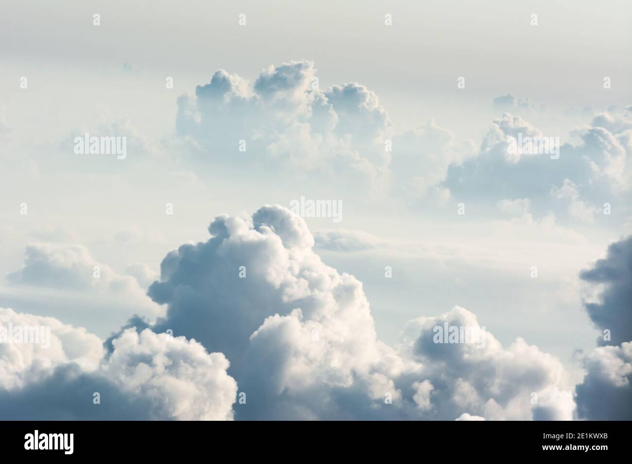Spectacular view of storm clouds from airplane window Stock Photo - Alamy