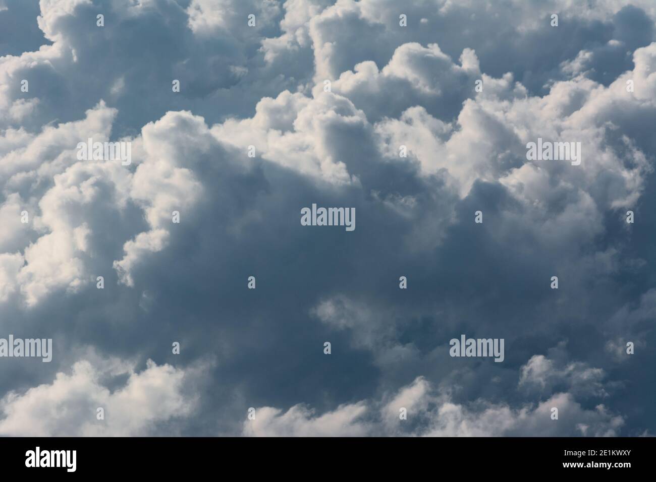 Spectacular view of storm clouds from airplane window Stock Photo - Alamy