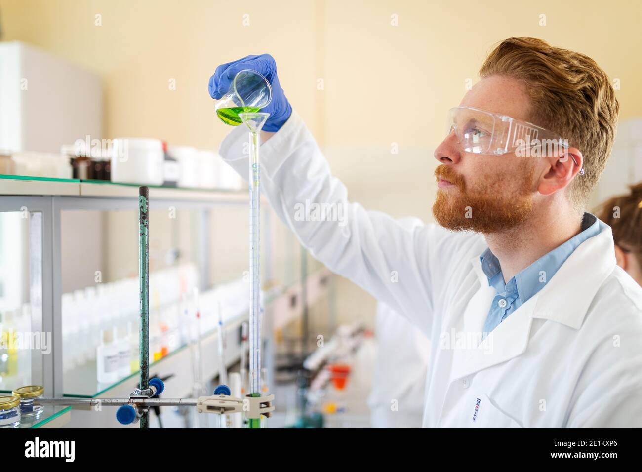 Young professional medical scientist working hi-res stock photography ...
