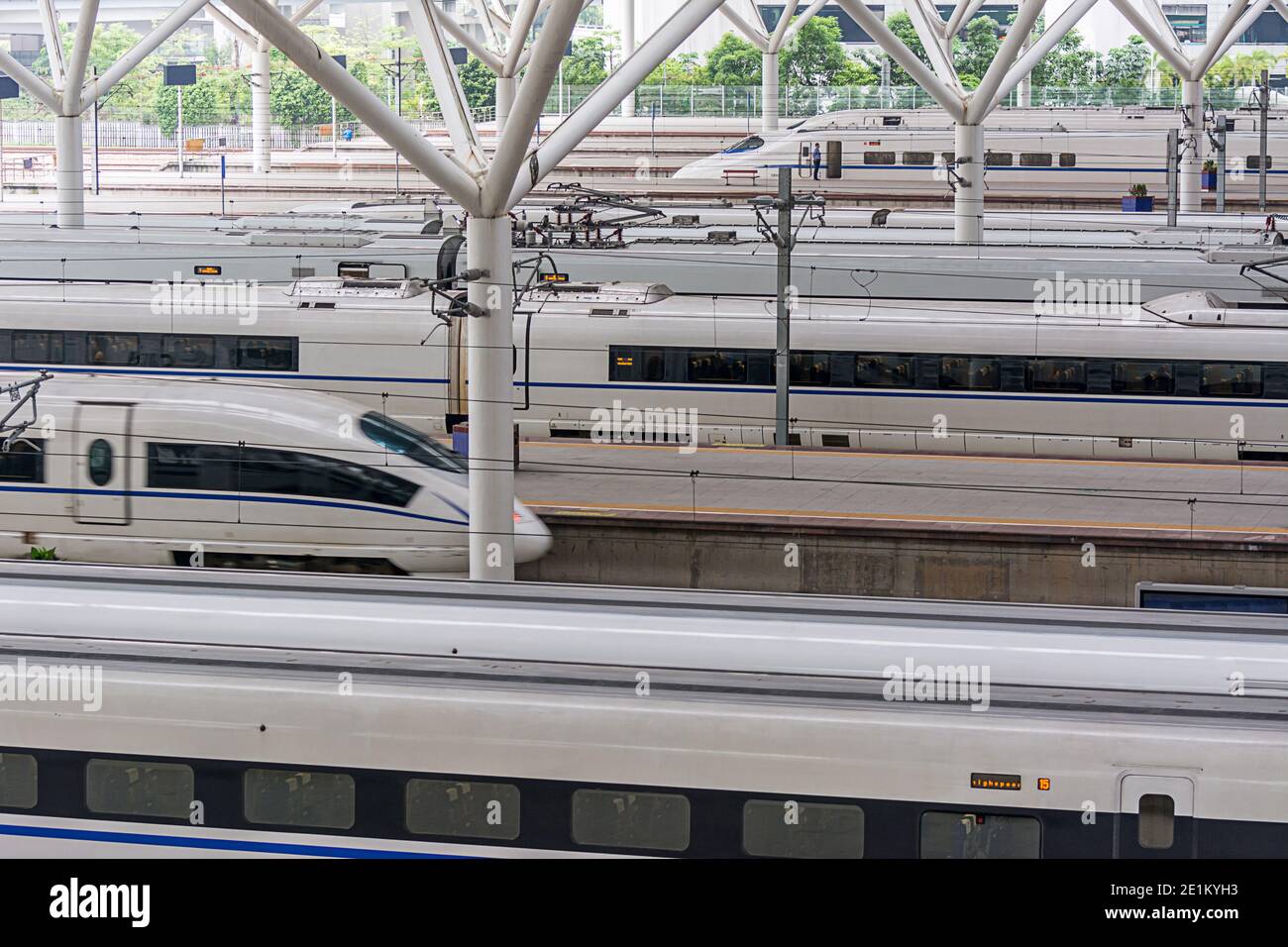 Shenzhen North High speed railway station in Longhua, Shenzhen, China ...