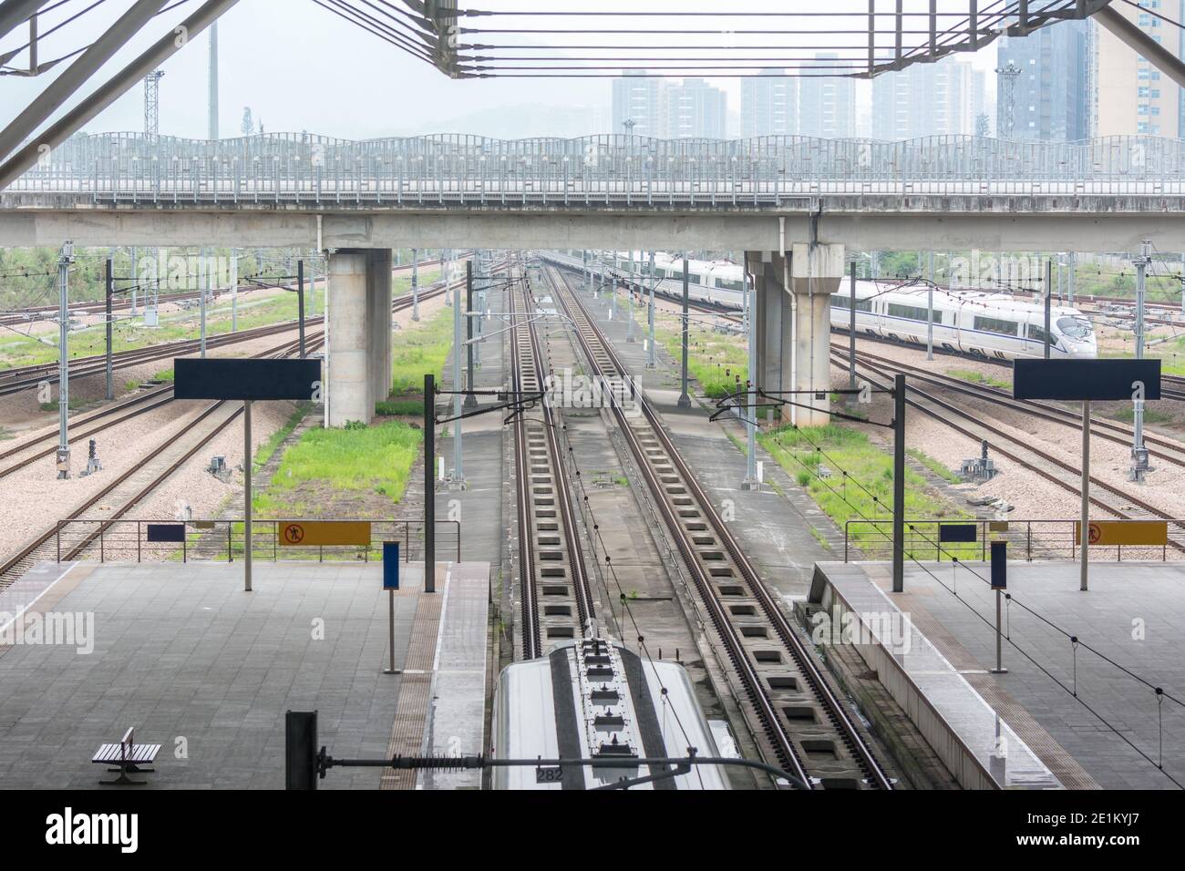 Shenzhen North High speed railway station in Longhua, Shenzhen, China ...