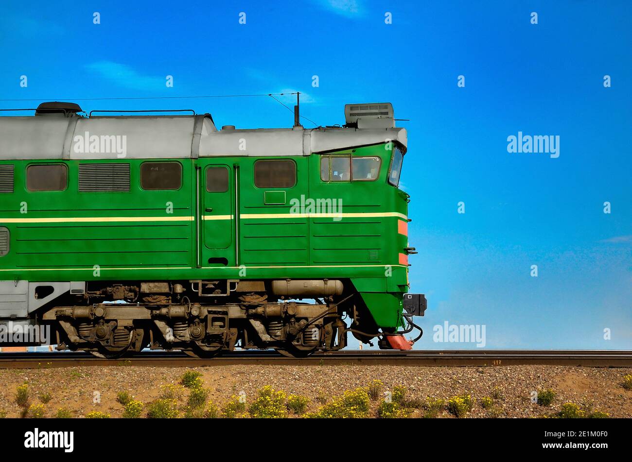 Blue background train locomotive hi-res stock photography and images ...