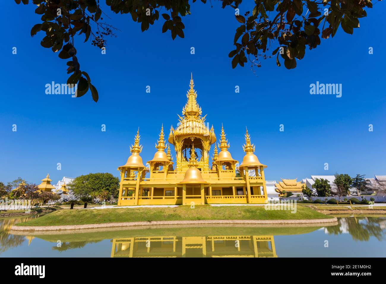 Wat Rong Khun, aka The White Temple, in Chiang Rai, Thailand Stock ...