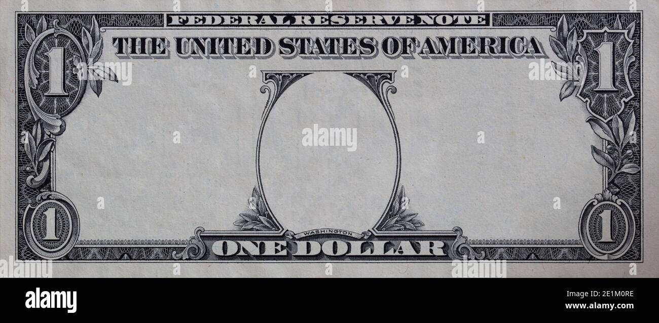 U.S. 1 dollar border with empty middle area for design purpose Stock ...