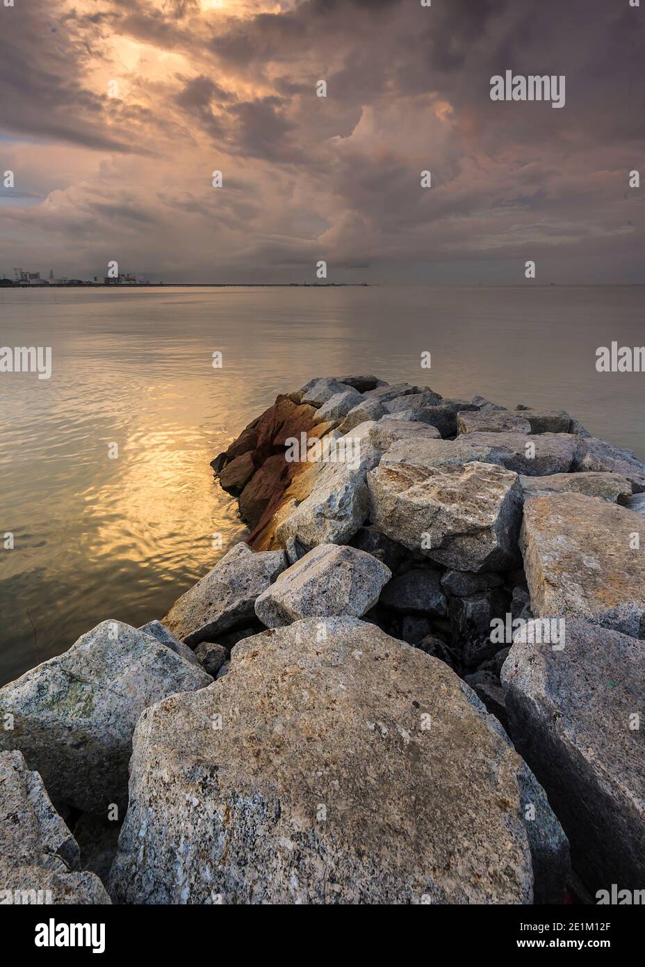 Open sea to Malacca Strait Stock Photo - Alamy