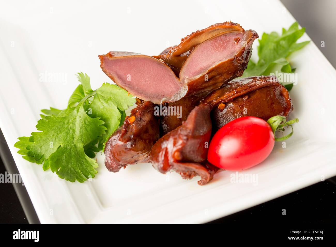 Braised duck gizzard hi-res stock photography and images - Alamy