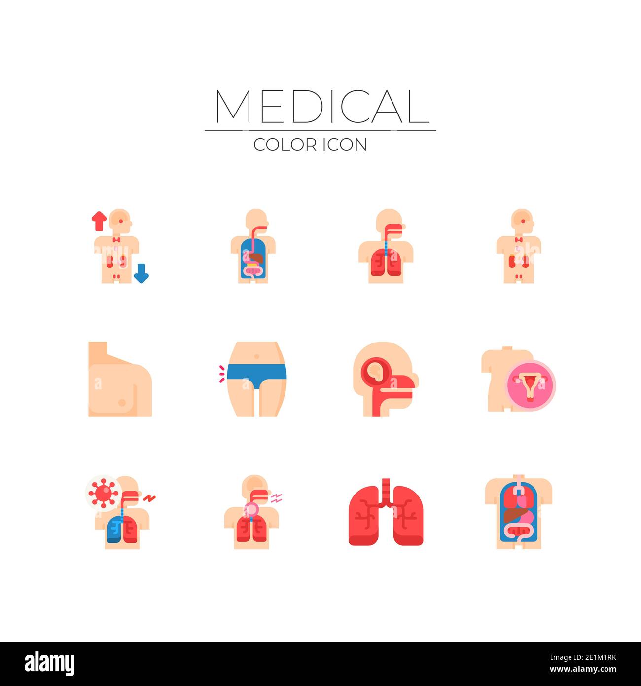 Human body icons Cut Out Stock Images & Pictures - Alamy