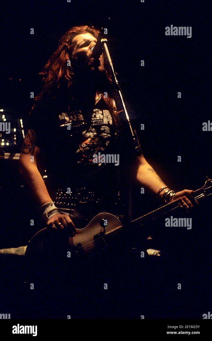 Ricky Warwick from The Almighty live at the Marquee Club. London, March ...