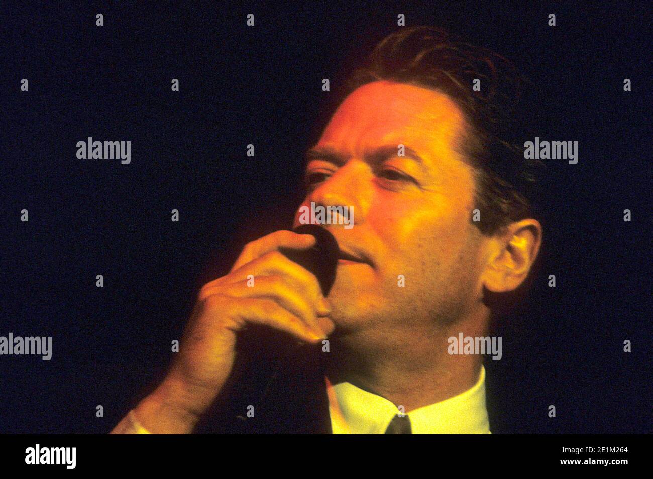 Robert Palmer performing live on his 'Don't Explain' tour at the Town ...