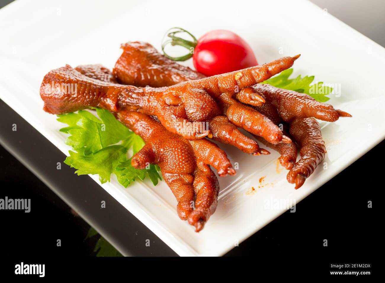 Braised chicken feet hi-res stock photography and images - Alamy