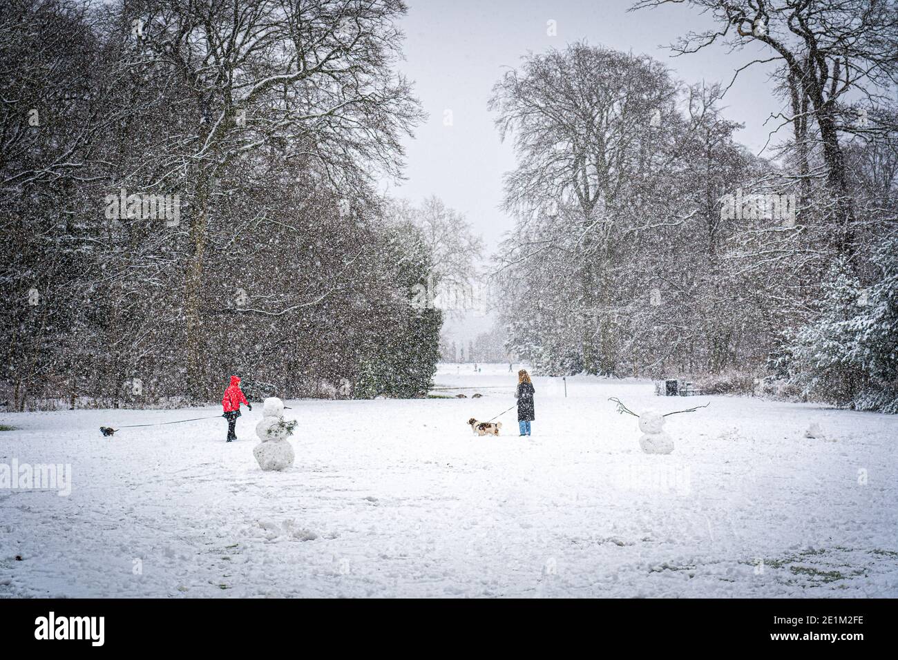 Winter in Frederiksberg Gardens in Copenhagen Stock Photo - Alamy