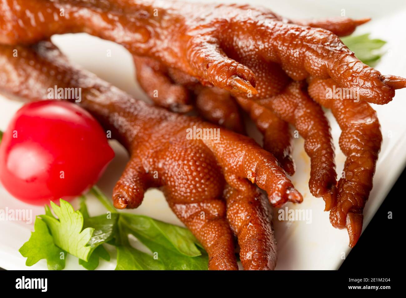 Braised chicken feet hi-res stock photography and images - Alamy