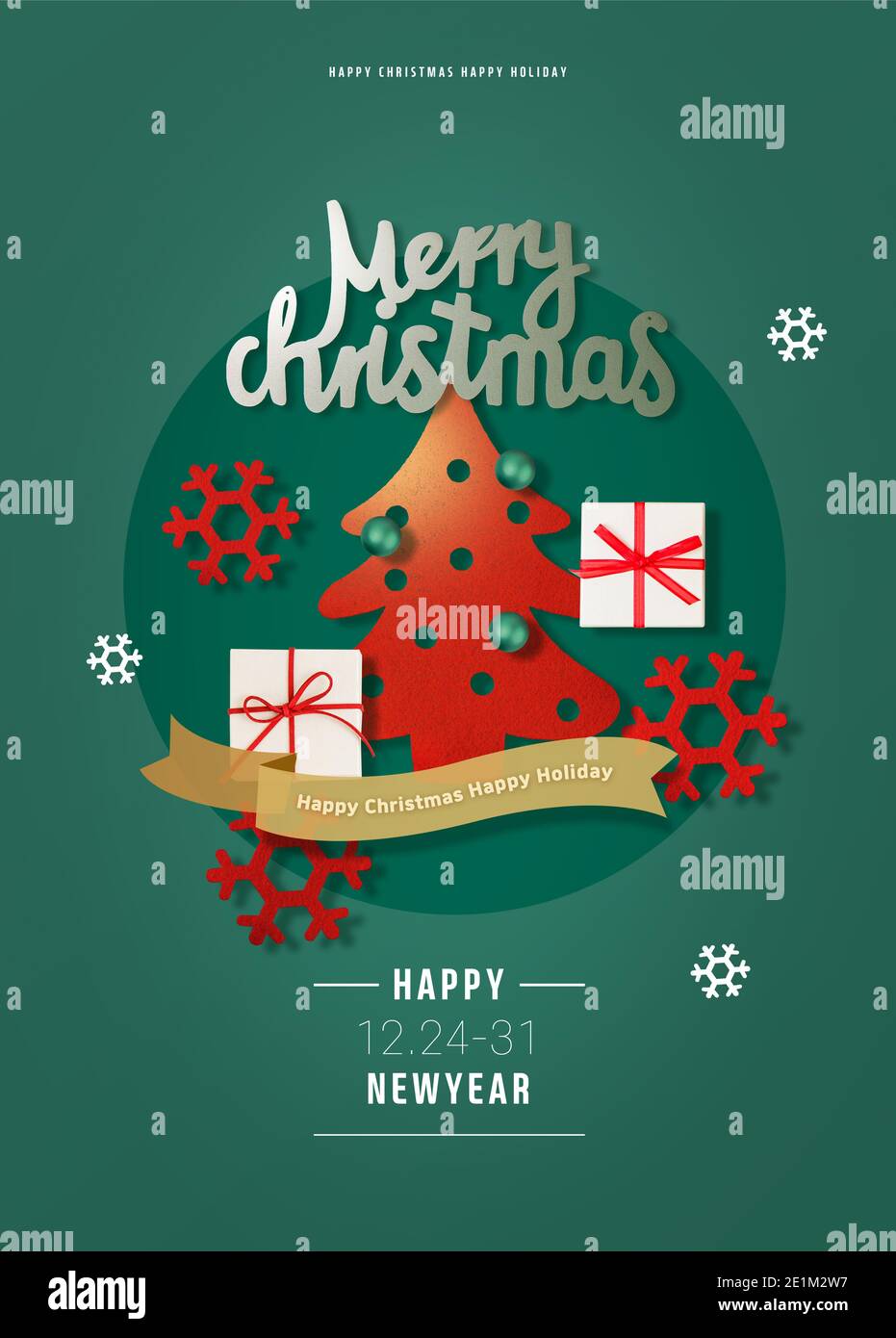 Christmas season promotional event poster Stock Photo - Alamy