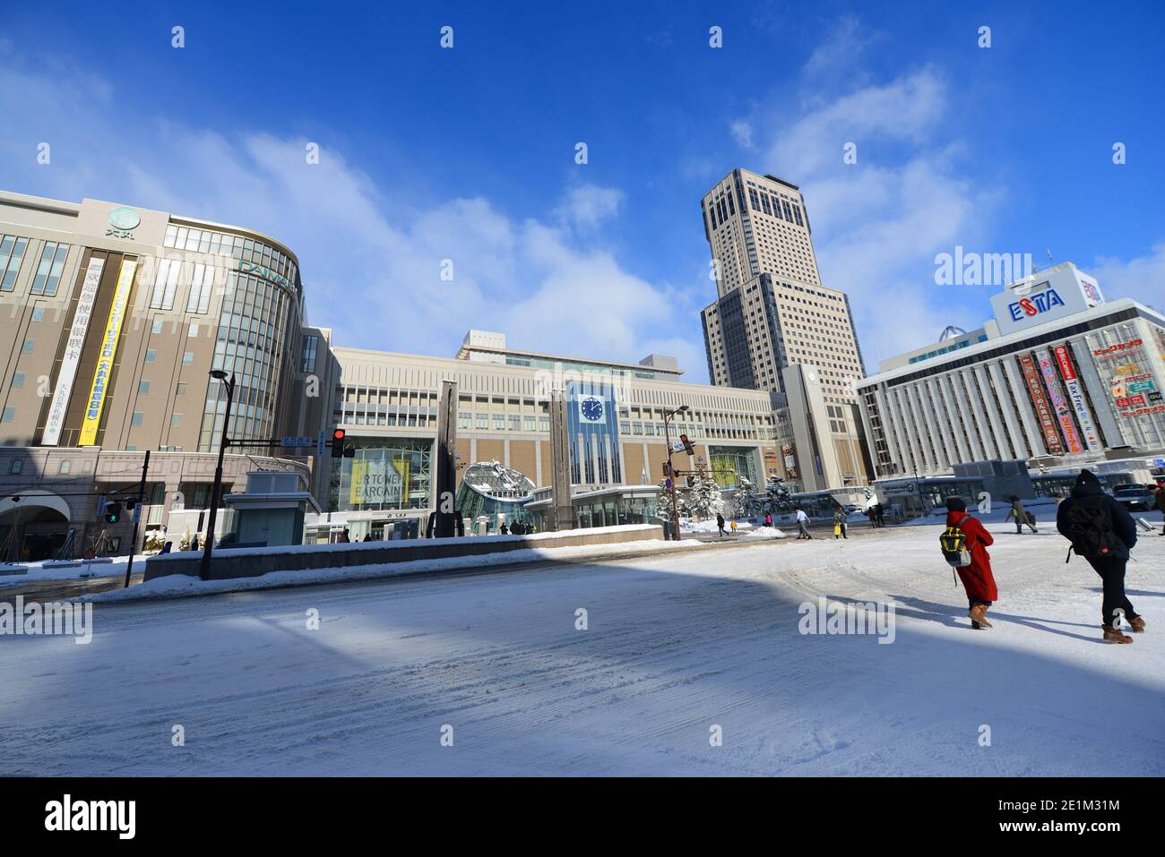 Sapporo railway station Stock Photo - Alamy