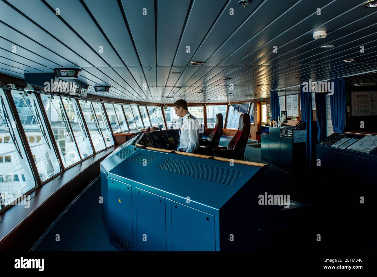 Navigation equipment ship bridge hi-res stock photography and images ...