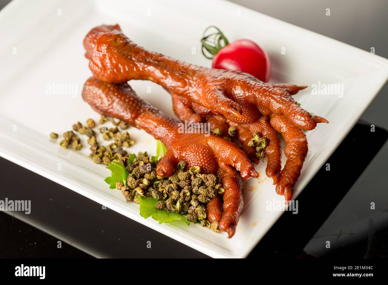 Braised chicken feet hi-res stock photography and images - Alamy