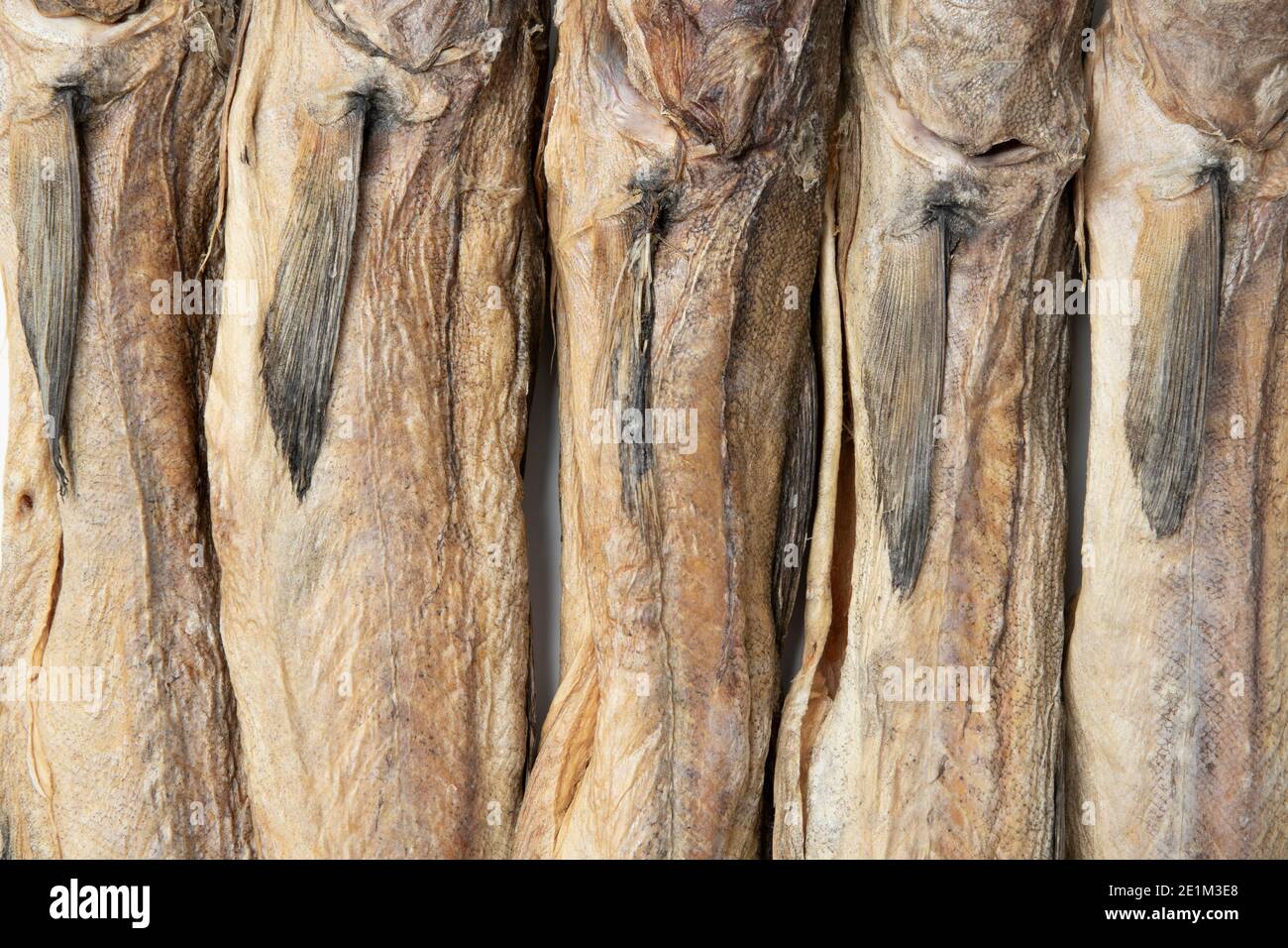 Korean dried fish pollack, Hwangtae Stock Photo - Alamy
