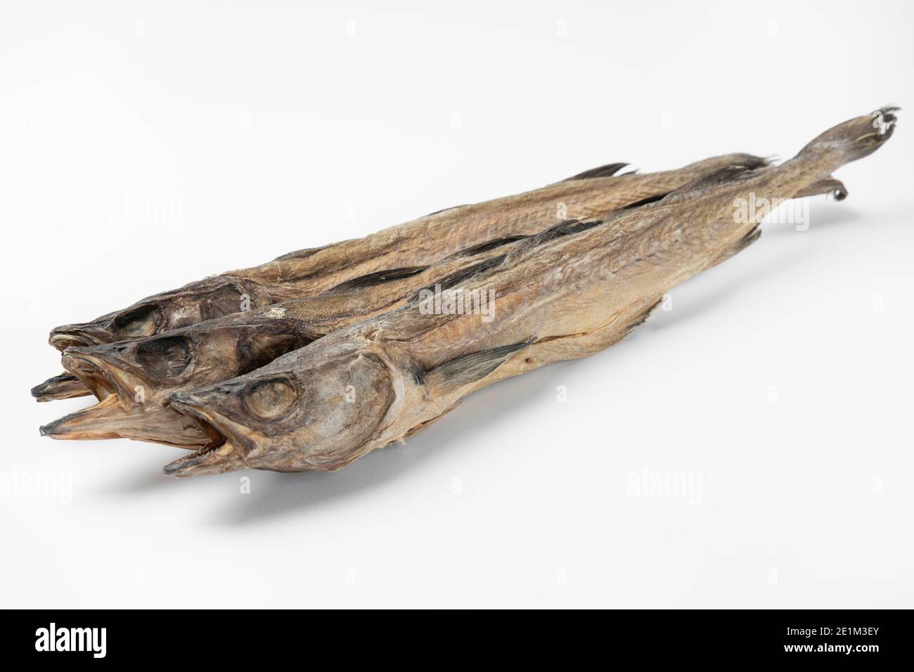 Korean dried fish pollack, Hwangtae Stock Photo - Alamy