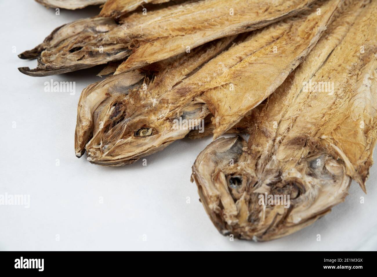 Korean dried fish pollack, Hwangtae Stock Photo - Alamy