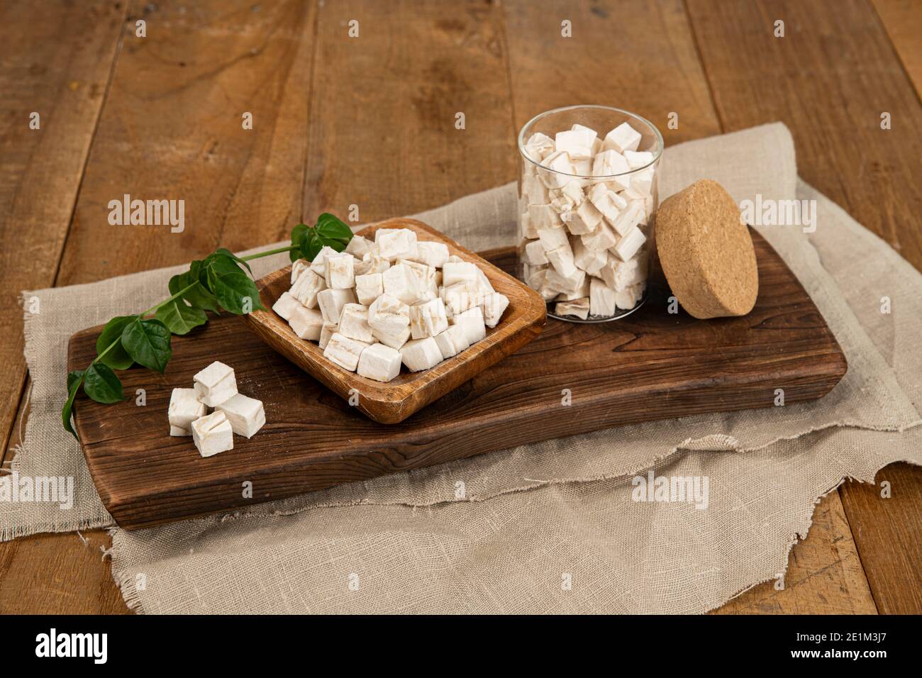 Korean dried fish pollack, Hwangtae Stock Photo - Alamy