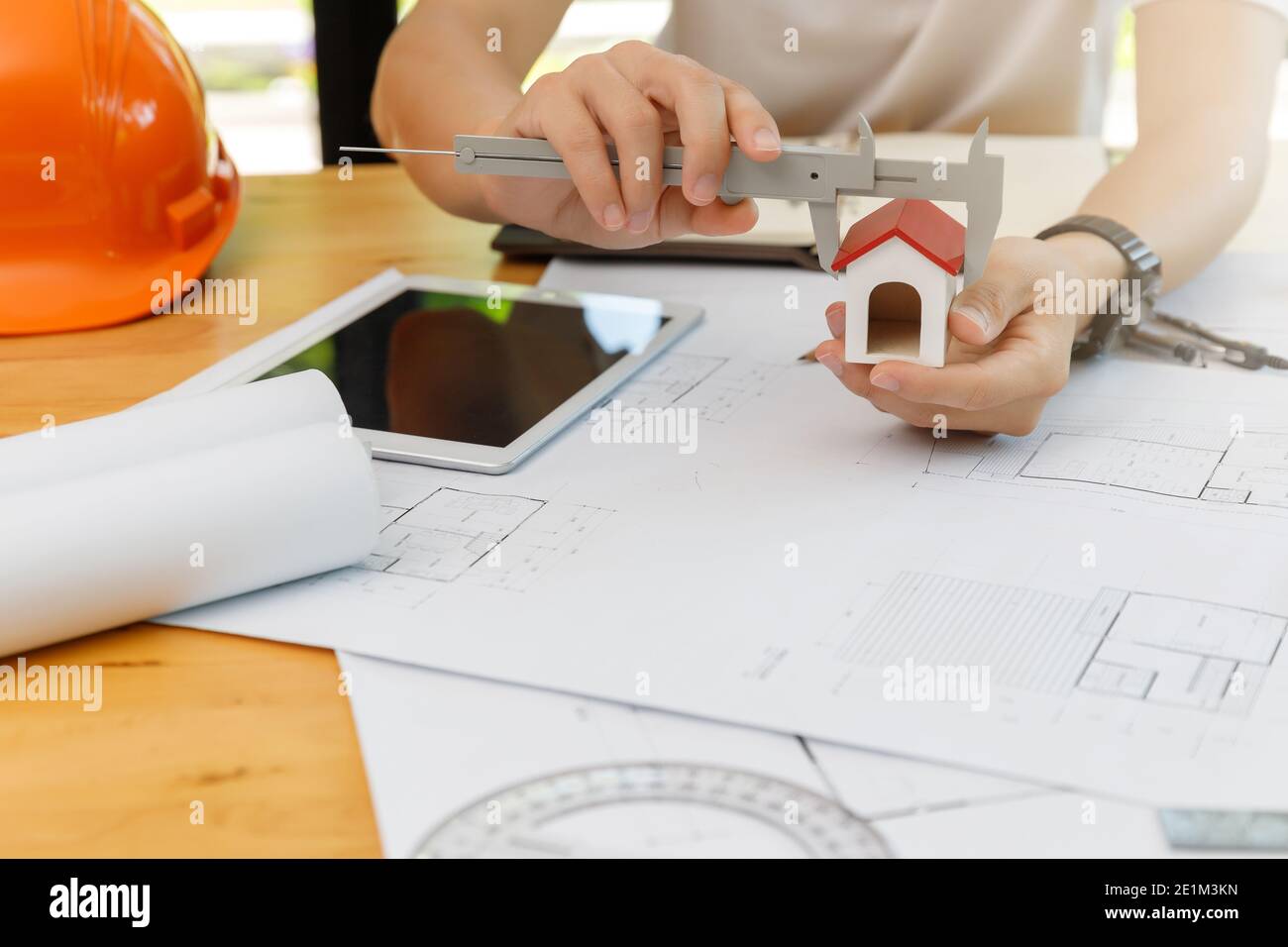 Engineer and Architect concept, Engineer Architects and Interior ...