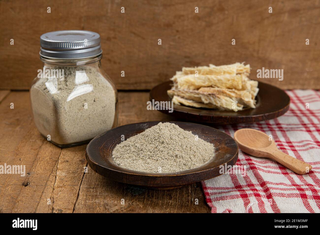 Korean dried fish pollack, Hwangtae Stock Photo - Alamy