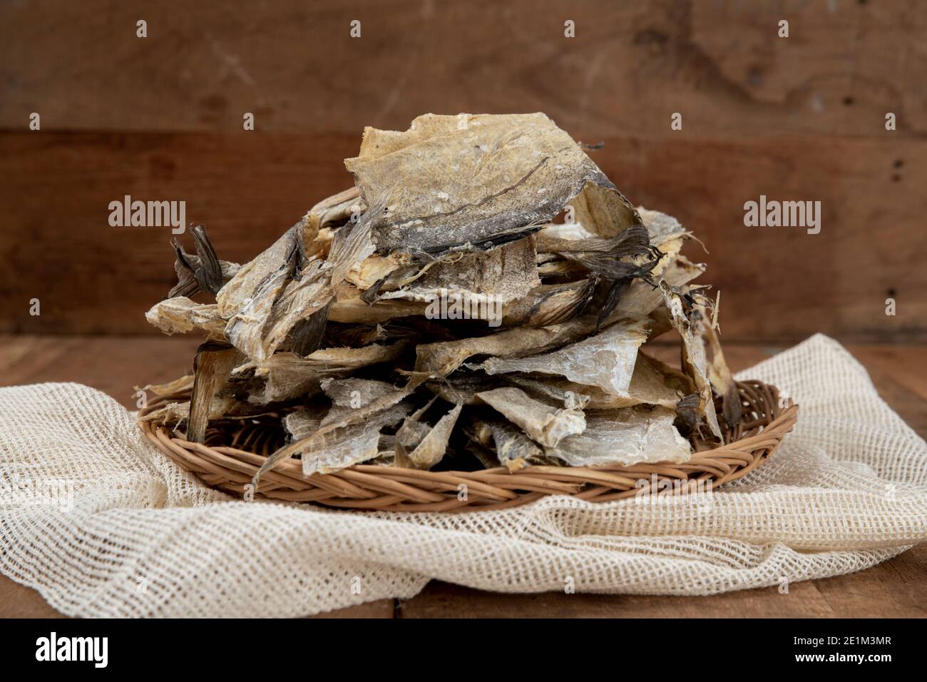 Korean dried fish pollack, Hwangtae Stock Photo - Alamy