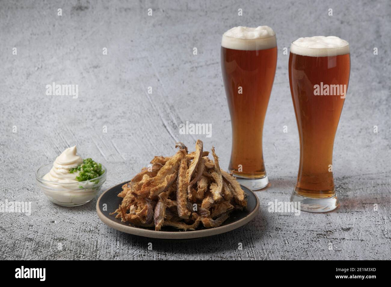 Korean dried fish pollack, Hwangtae Stock Photo - Alamy