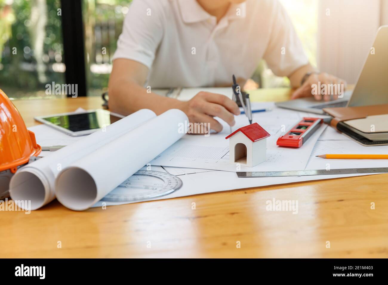 Engineer and Architect concept, Engineer Architects and Interior ...