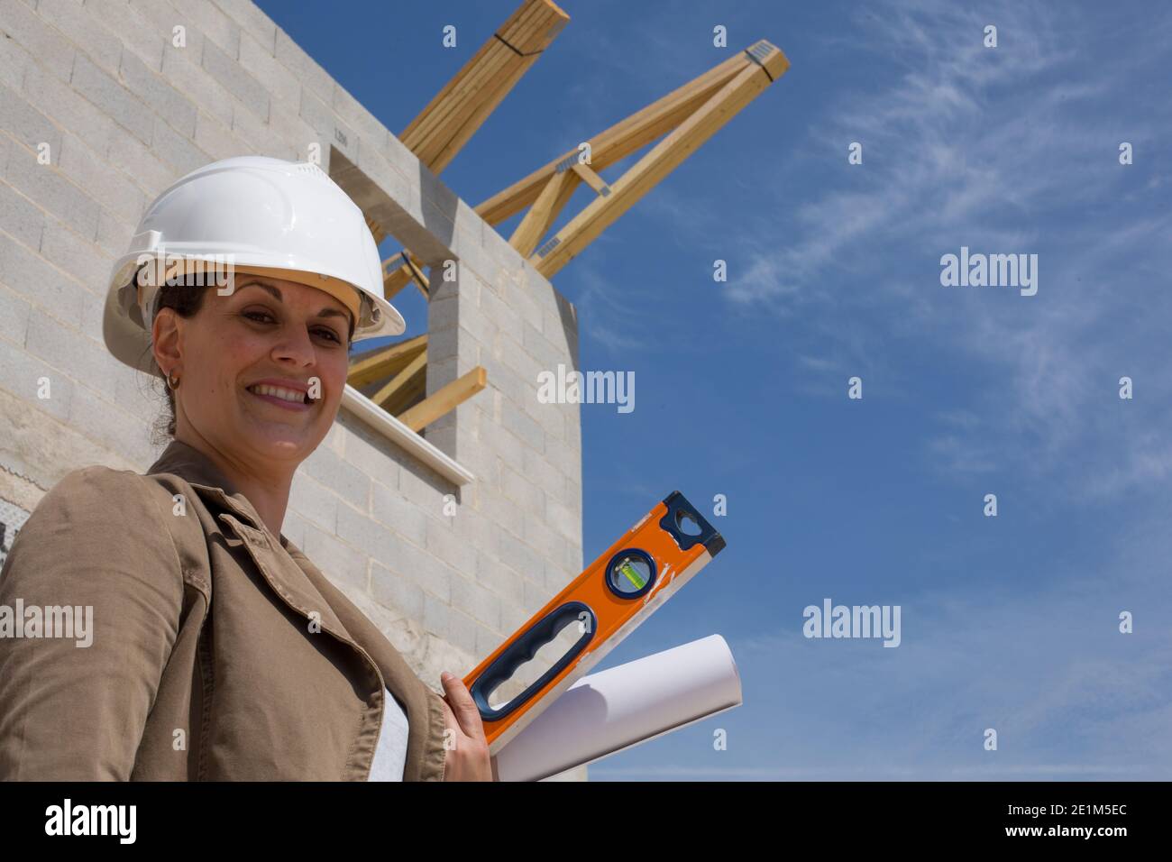 Engineer building site woman hi-res stock photography and images - Alamy