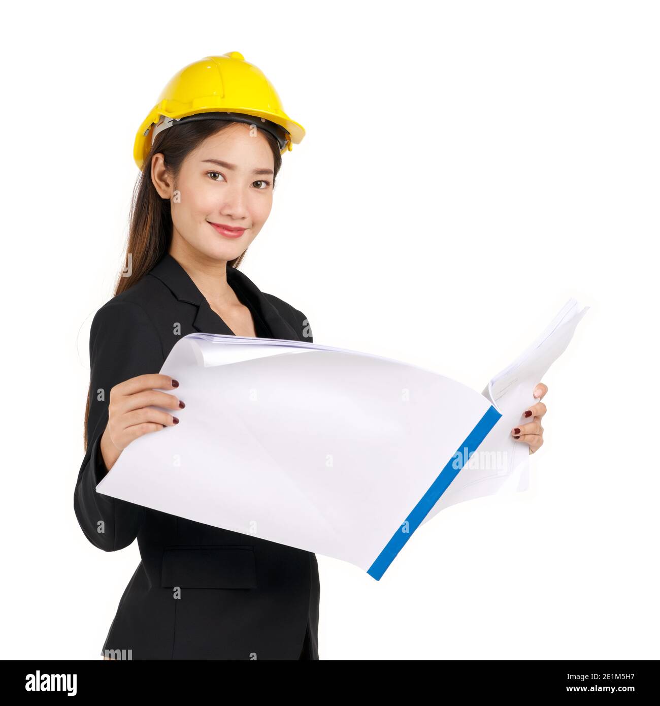 Confident female project manager Cut Out Stock Images & Pictures - Alamy