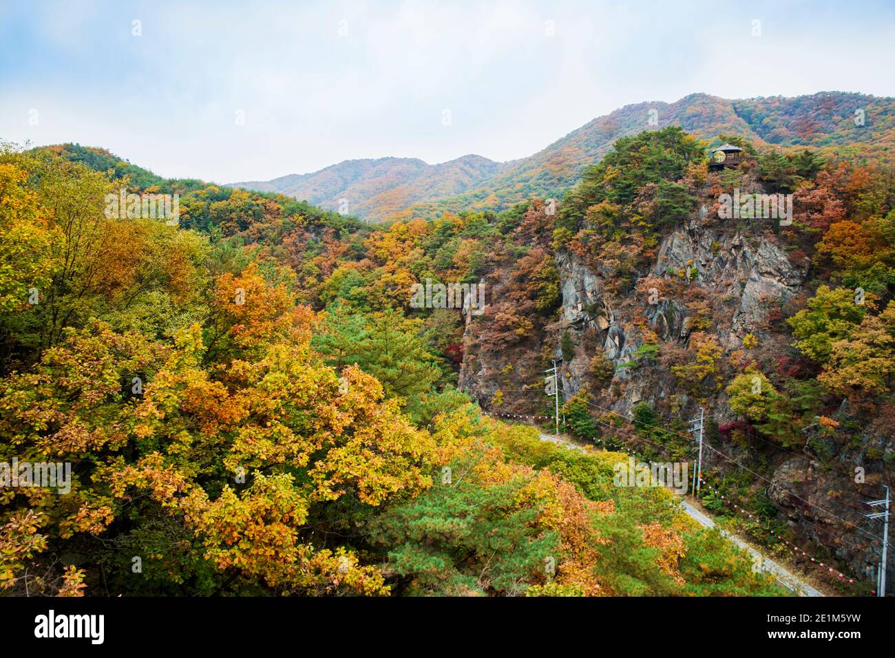 colorful Autumn scenery Stock Photo - Alamy