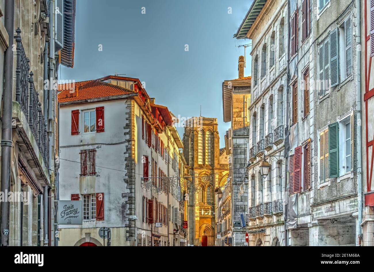 Bayonne landmarks, France, HDR Image Stock Photo - Alamy