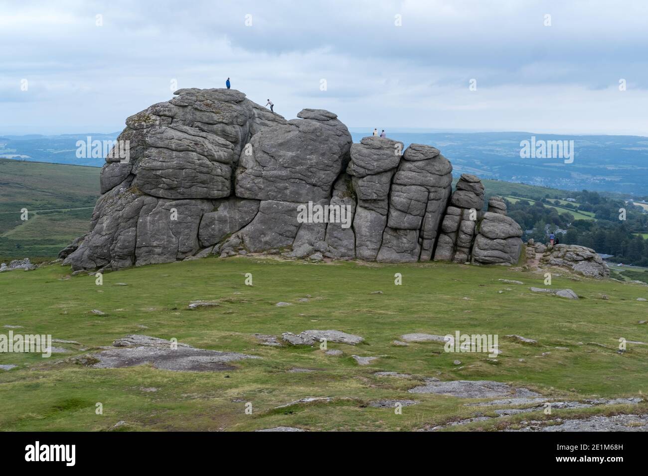 Haytor Rocks, Ilsington, Dartmoor National Park, Devon, England, UK ...