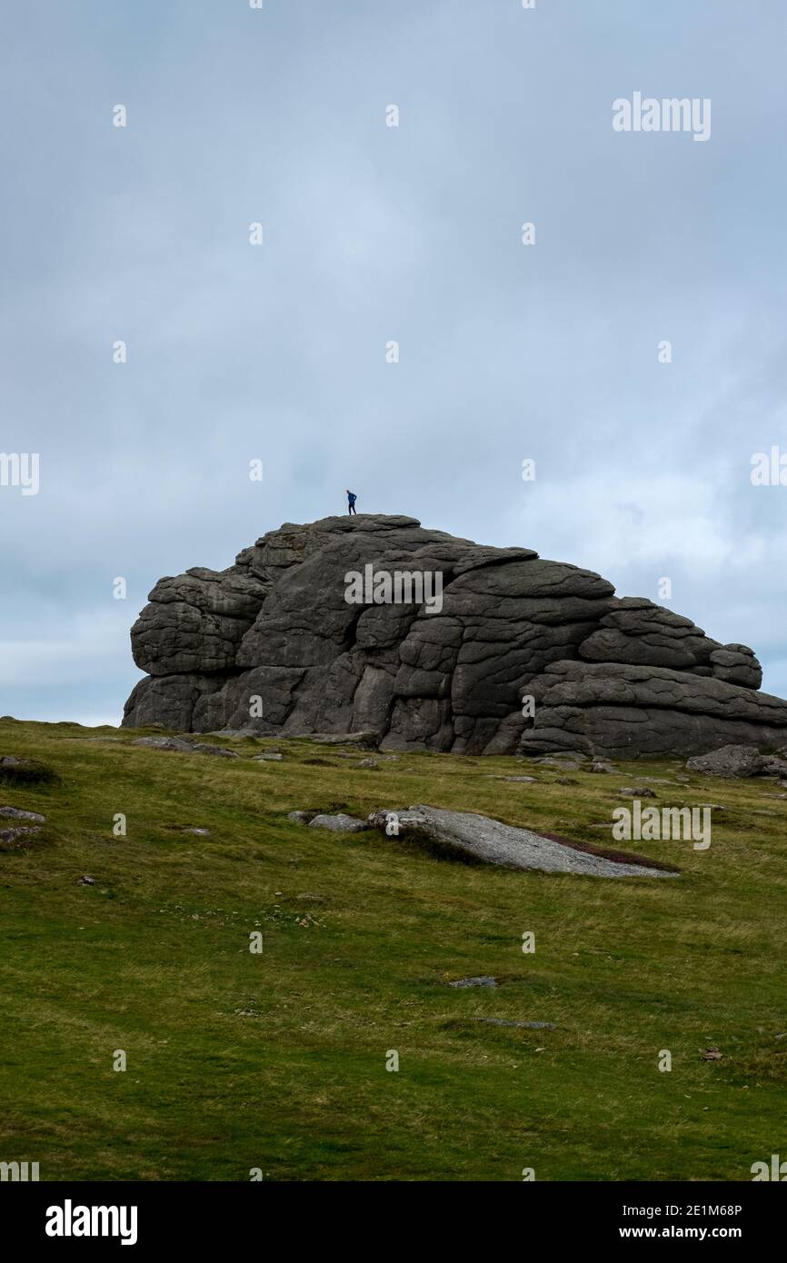 Haytor Rocks, Ilsington, Dartmoor National Park, Devon, England, UK ...