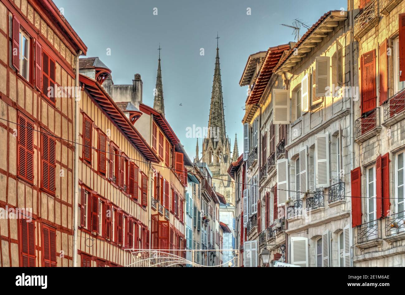 Bayonne landmarks, France, HDR Image Stock Photo - Alamy