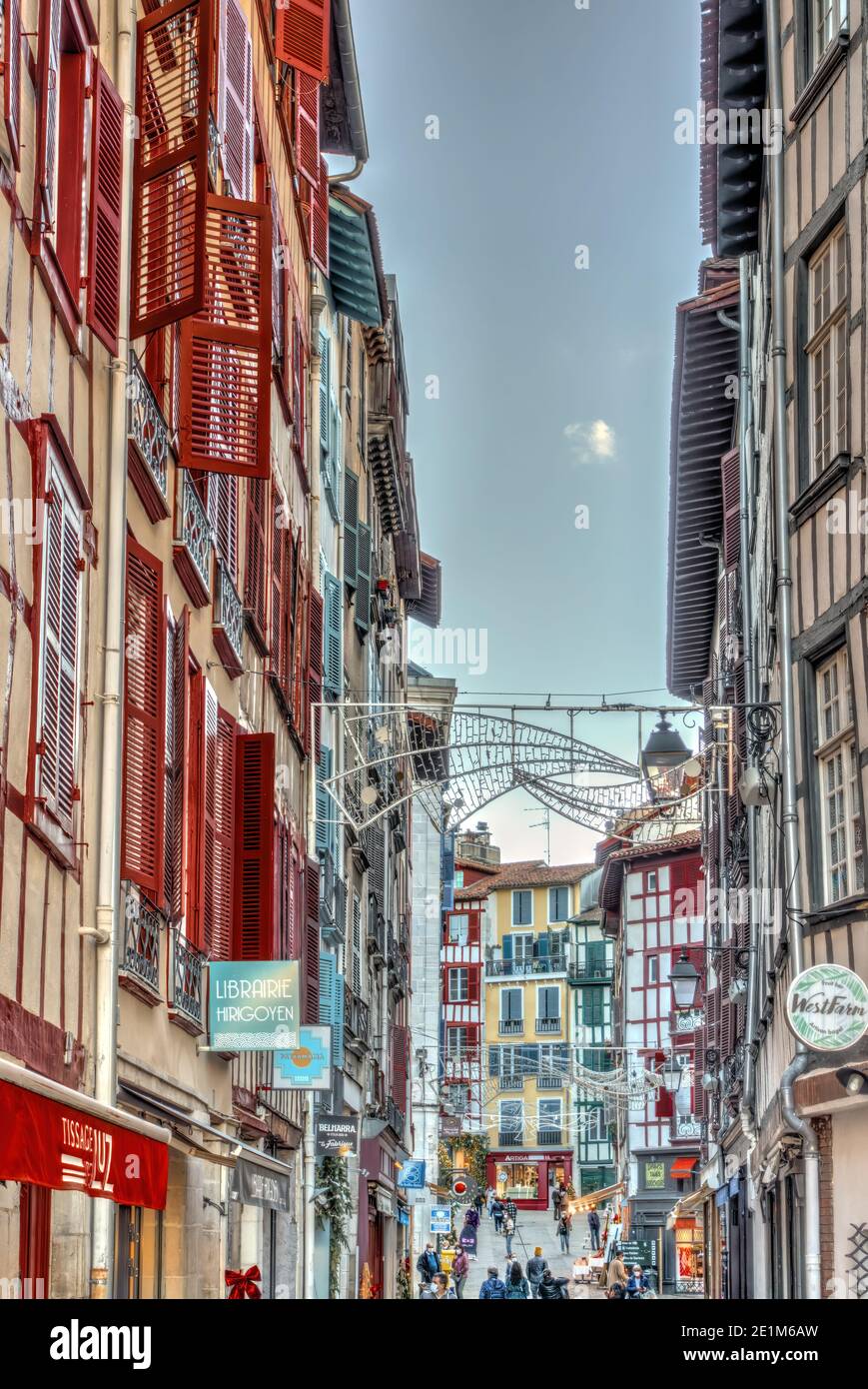 Bayonne landmarks, France, HDR Image Stock Photo - Alamy