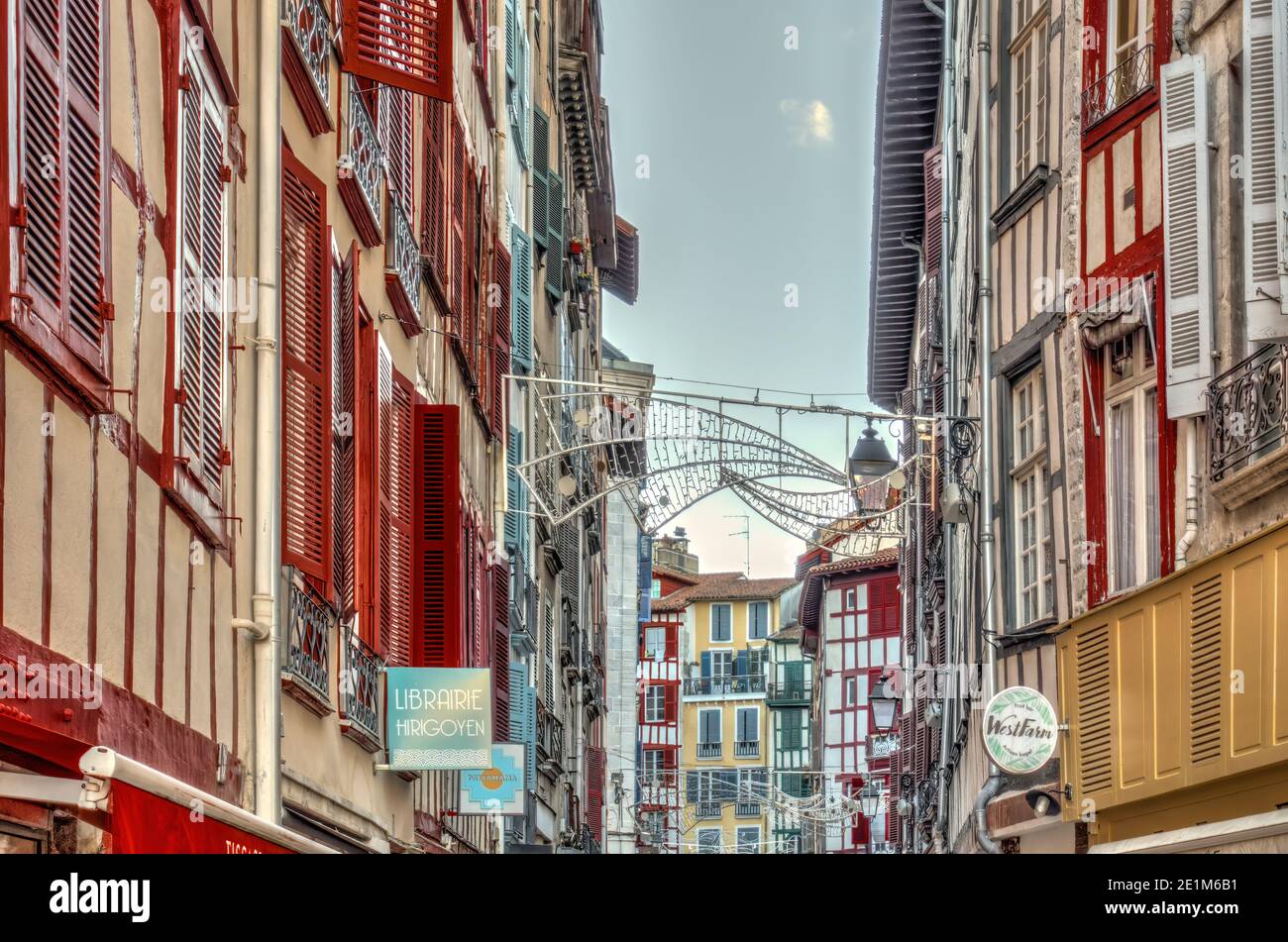 Bayonne landmarks, France, HDR Image Stock Photo - Alamy
