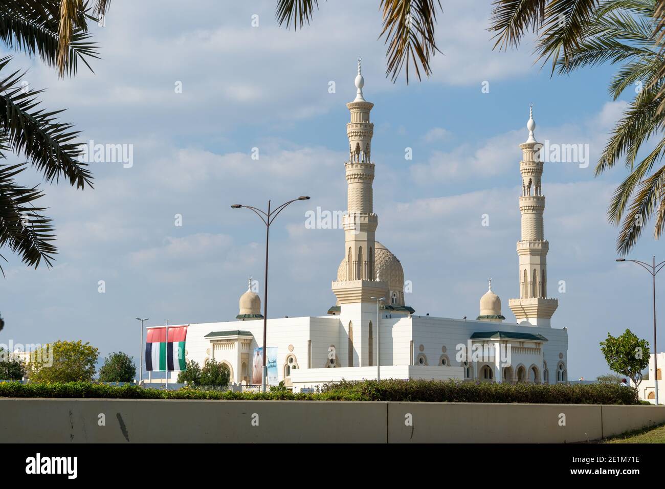 Kalba, Sharjah mosque on the Corniche in the United Arab Emirates for ...