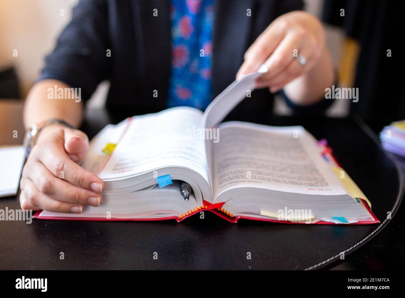 French Justice Code of French Laws - Red Book of Laws Stock Photo - Alamy