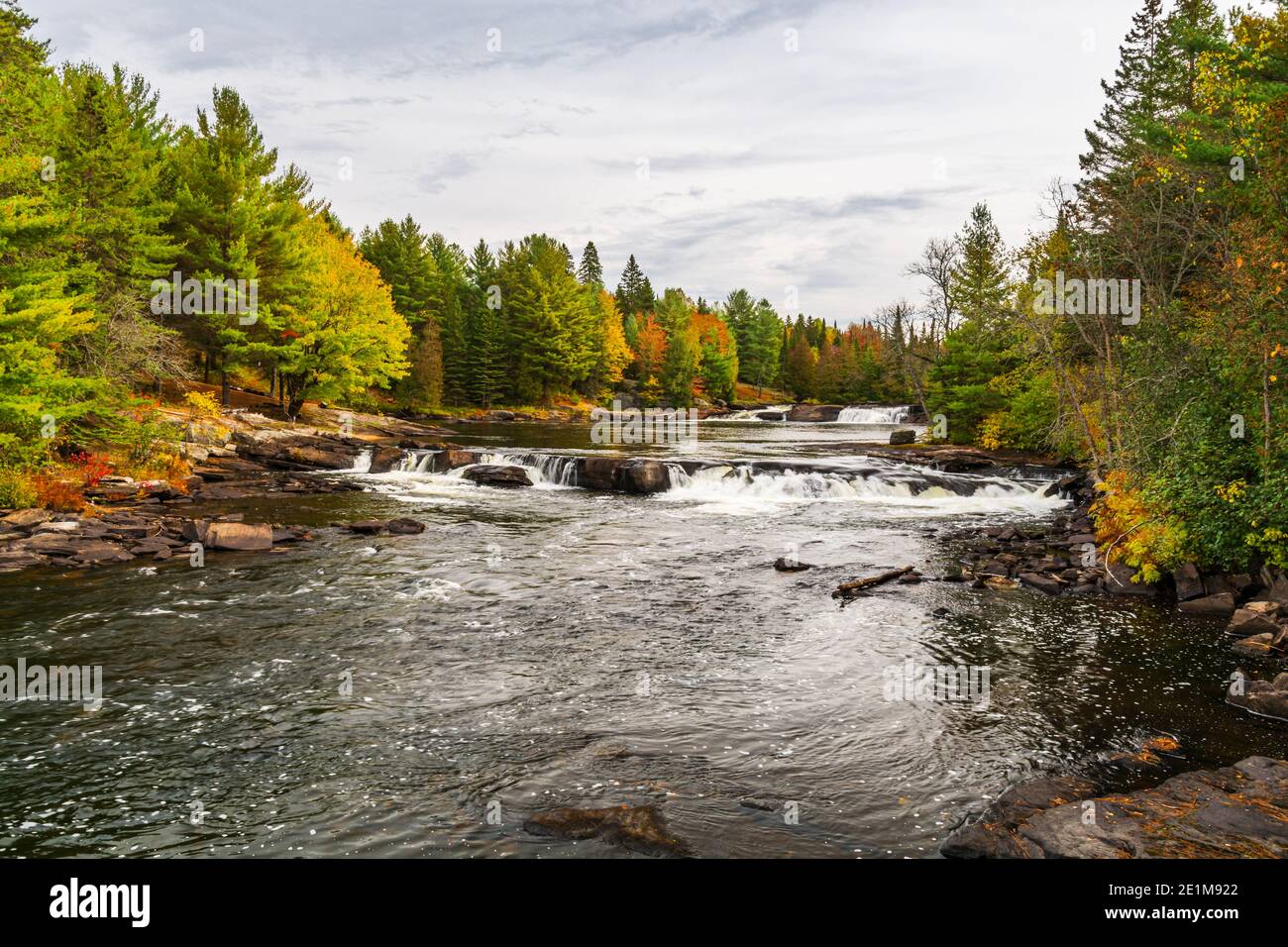 Three Brothers waterfalls Conservation Area Kinmount Ontario Canada in ...