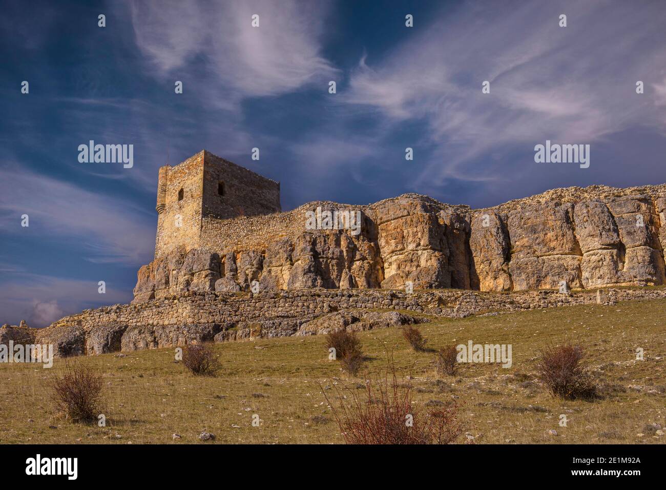 Castillo de Atienza, Guadalajara Stock Photo - Alamy