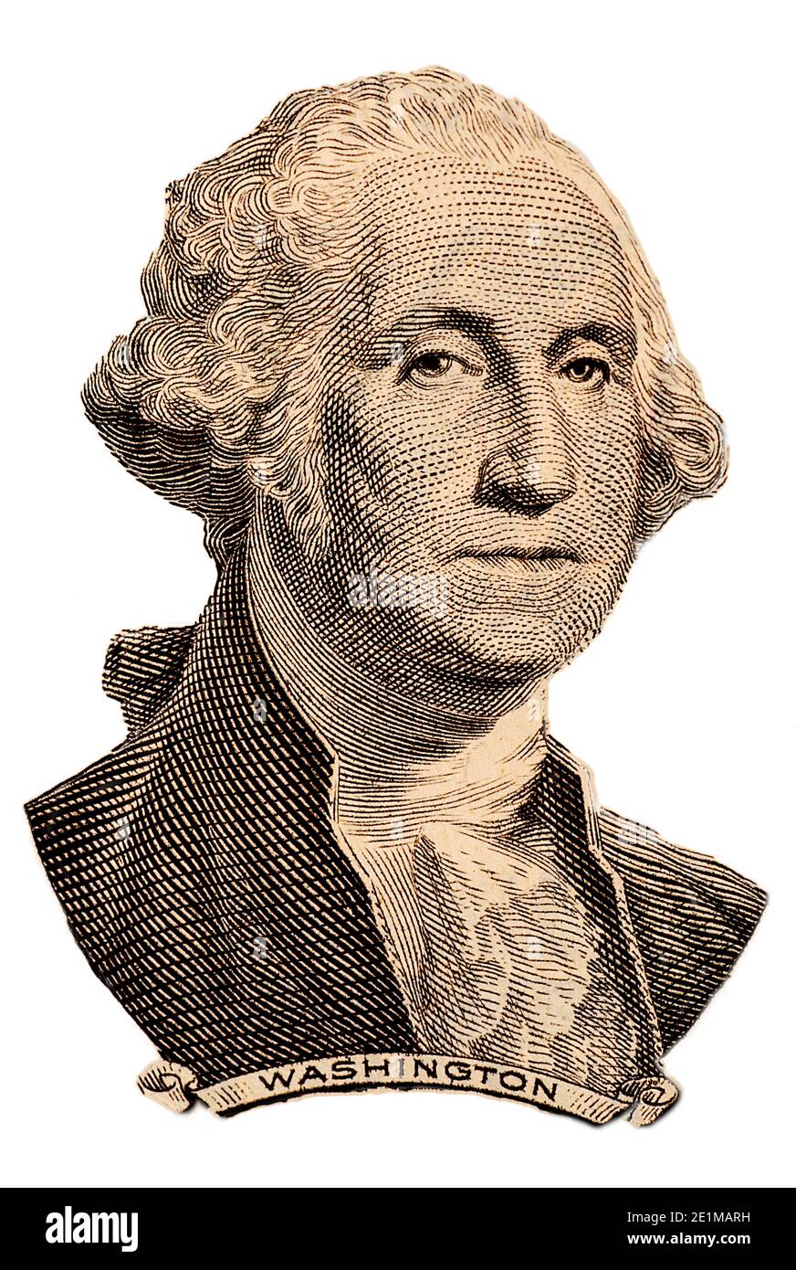 Portrait of first U.S. president George Washington Stock Photo - Alamy