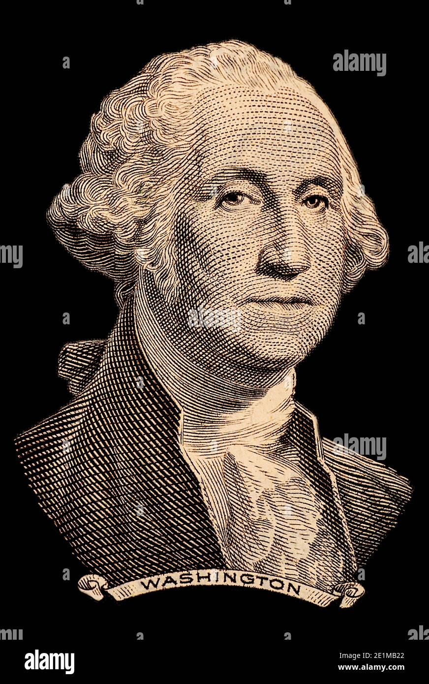 Portrait of first U.S. president George Washington Stock Photo - Alamy